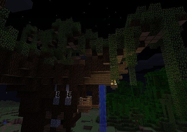 Giant Tree and Nordic Tree House Minecraft Map