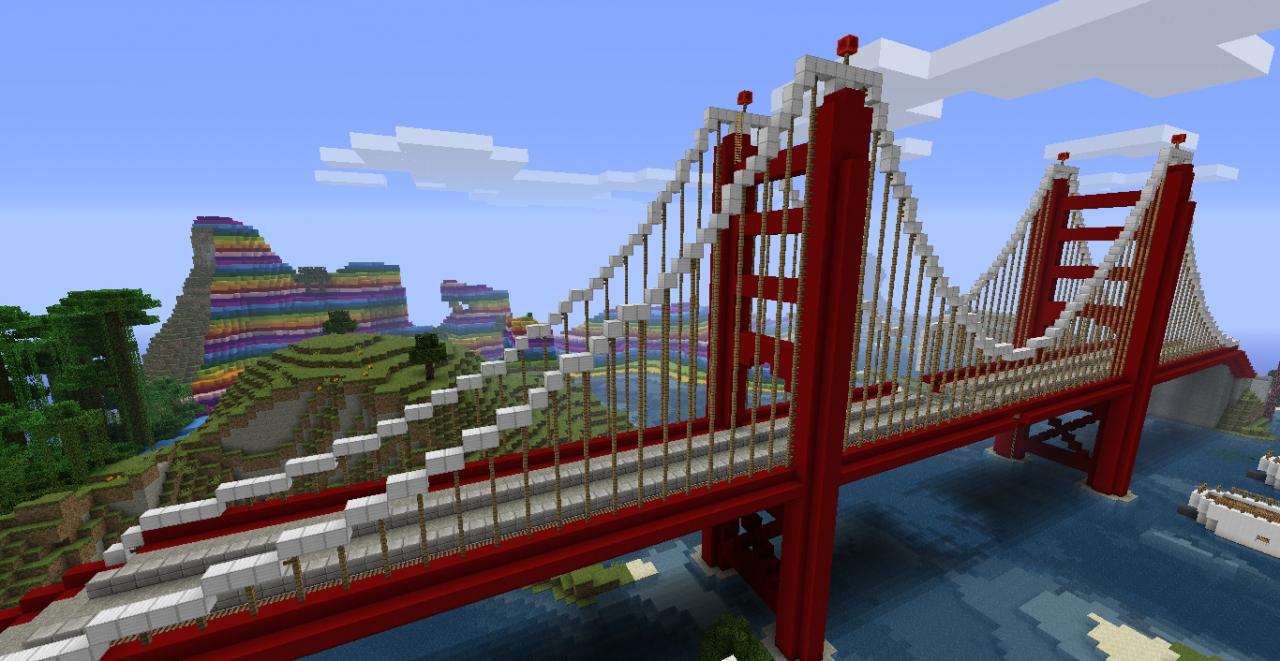 Golden Gate Bridge Minecraft Map
