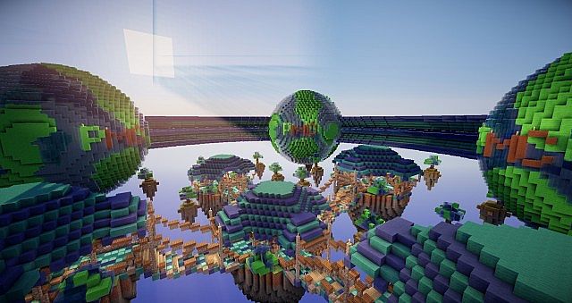 PlanetMinecraftSpawn (SkySpawn, with new vanilla world) Minecraft Map