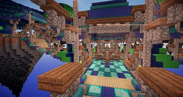 PlanetMinecraftSpawn (SkySpawn, with new vanilla world) Minecraft Map