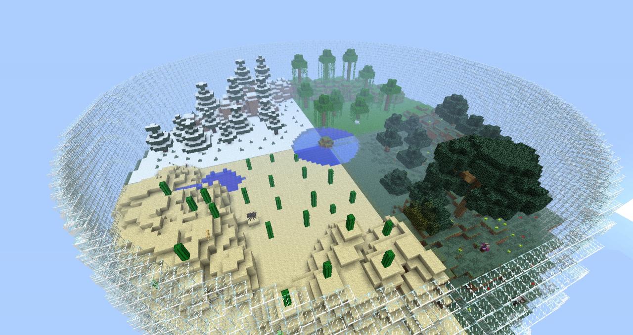 Sphere survival Minecraft Map