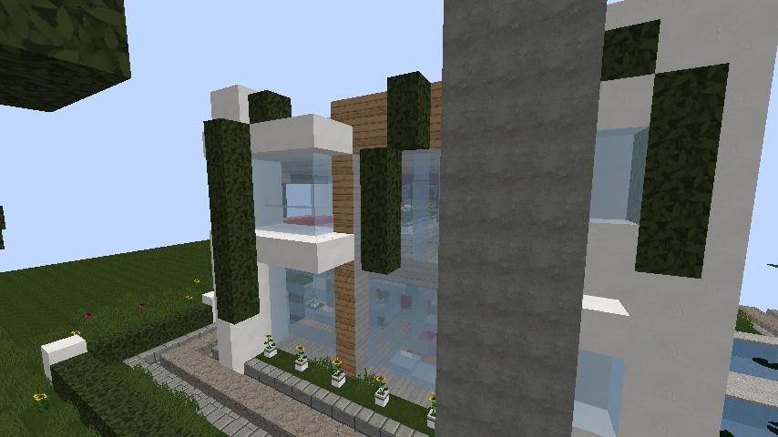 Sprout - a modern eco house Minecraft Map