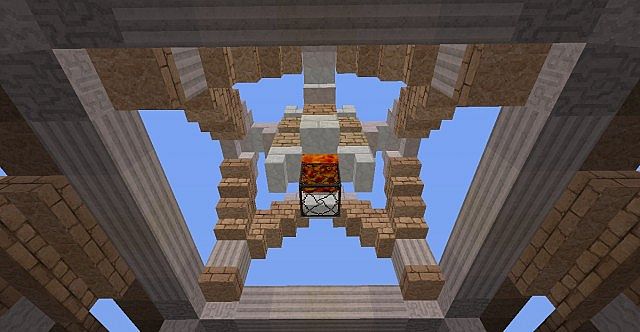 Mekbots Desert-Quarts Server Spawn Minecraft Map