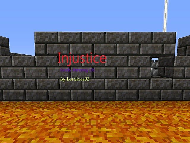 Injustice Gods Among Us Minecraft Map