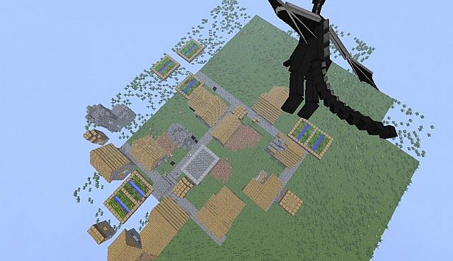 Naturally Generated Structures Minecraft Map
