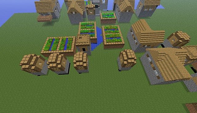 Naturally Generated Structures Minecraft Map