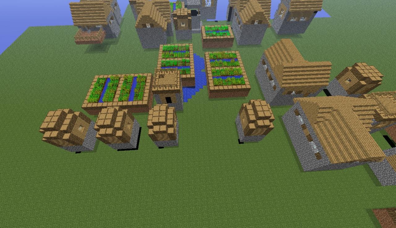 Naturally Generated Structures Minecraft Map