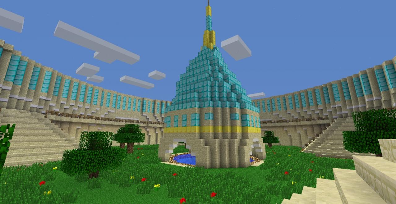 Epic server spawn Minecraft Map