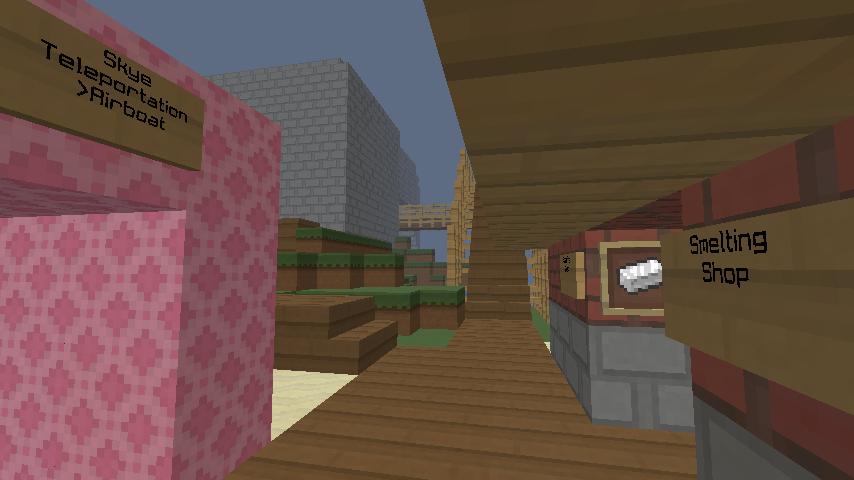 The Town (Multiplayer Map Idea) [Beta V2] Minecraft Map