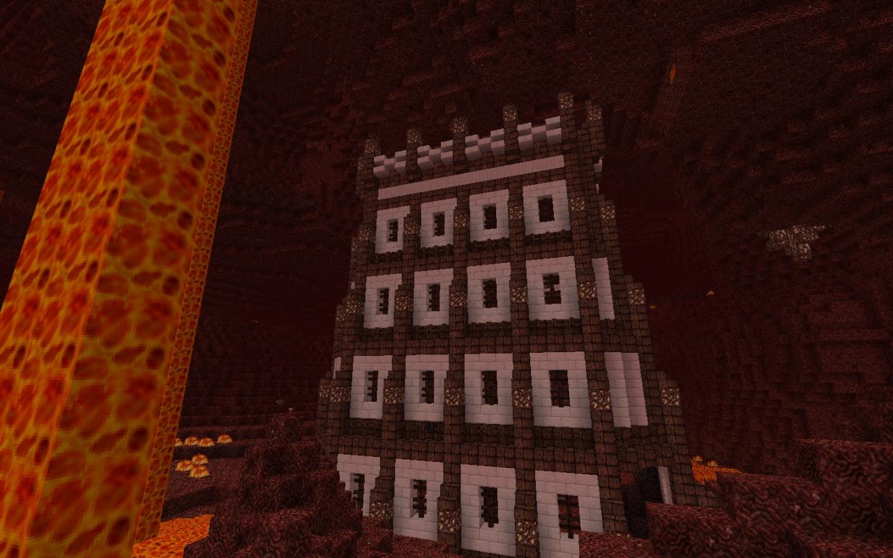 The Temple of Nether Tree (by MrRikardo) Minecraft Map