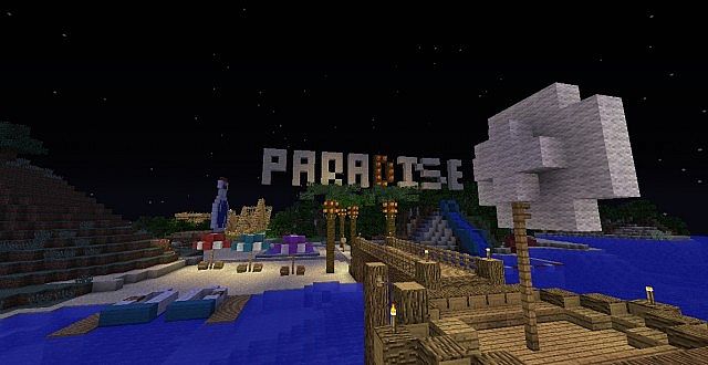 Paradise, A Minecraft Theme Park [WIP] Minecraft Map