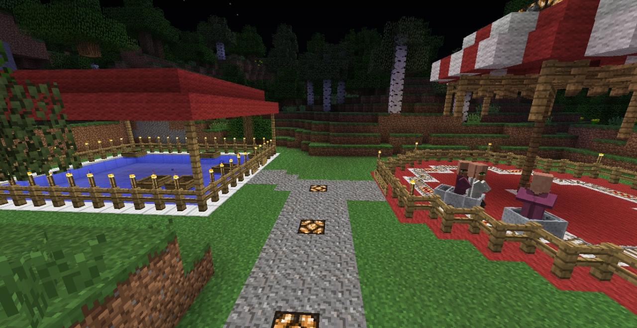 Paradise, A Minecraft Theme Park [WIP] Minecraft Map