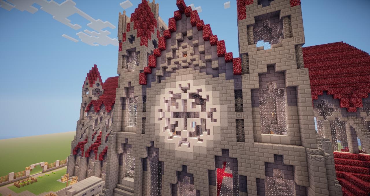 [Beta 1.3] Gothic Cathedral - Reworked Minecraft Map