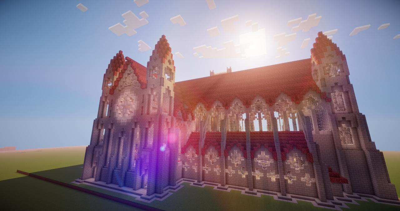 [Beta 1.3] Gothic Cathedral - Reworked Minecraft Map
