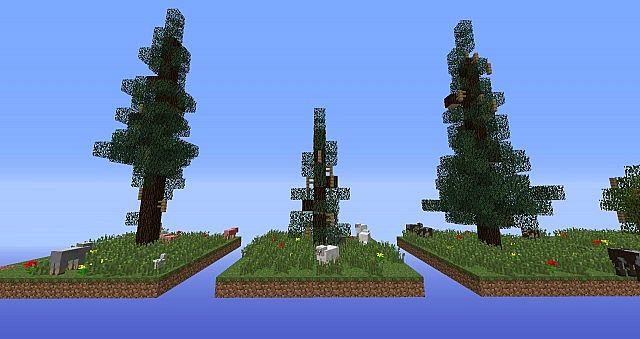 realistic trees bundle [custom] Minecraft Map