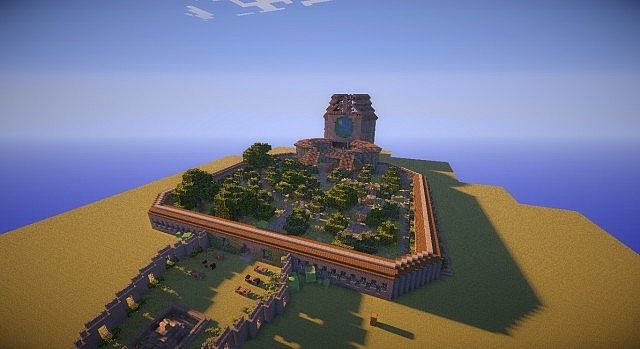 Pristine Courtyard Minecraft Map