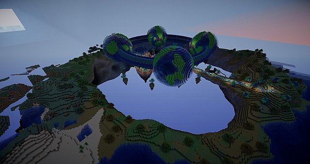 PlanetMinecraftSpawn (SkySpawn, with new vanilla world) Minecraft Map