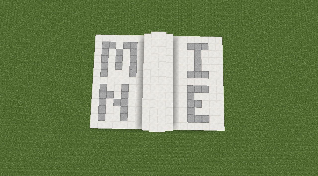 A Book in Minecraft Minecraft Map