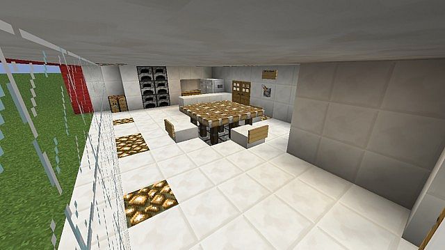 Red N' White Modern House Minecraft Map
