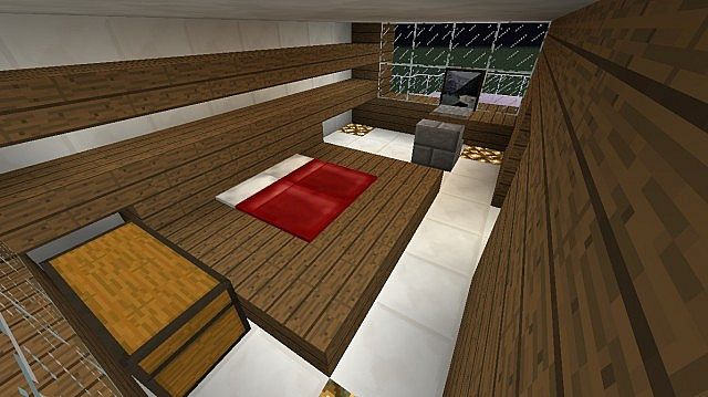 Red N' White Modern House Minecraft Map