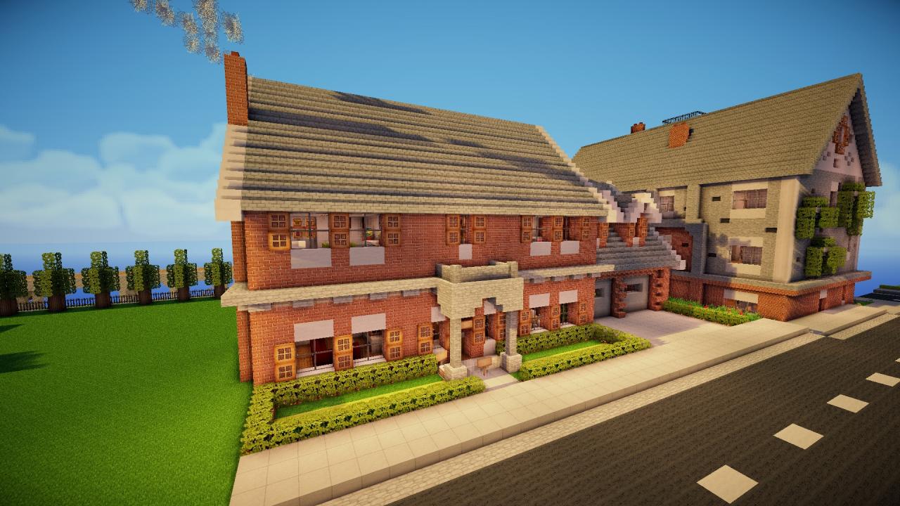 Georgian house Minecraft Map