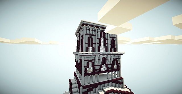 Nether-Themed PMC spawn Minecraft Map