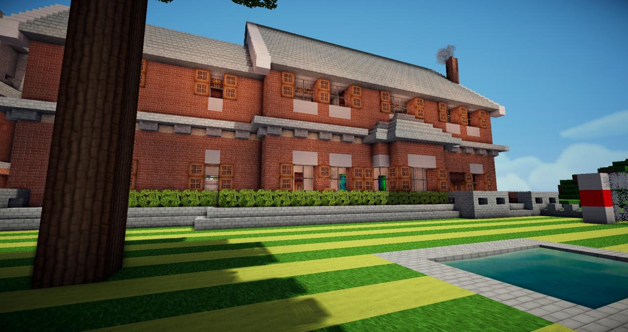 Georgian house Minecraft Map