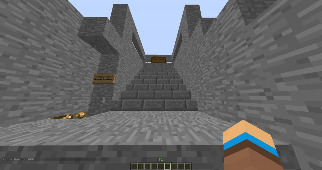 Redstone Secret Stair Entrance Minecraft Map