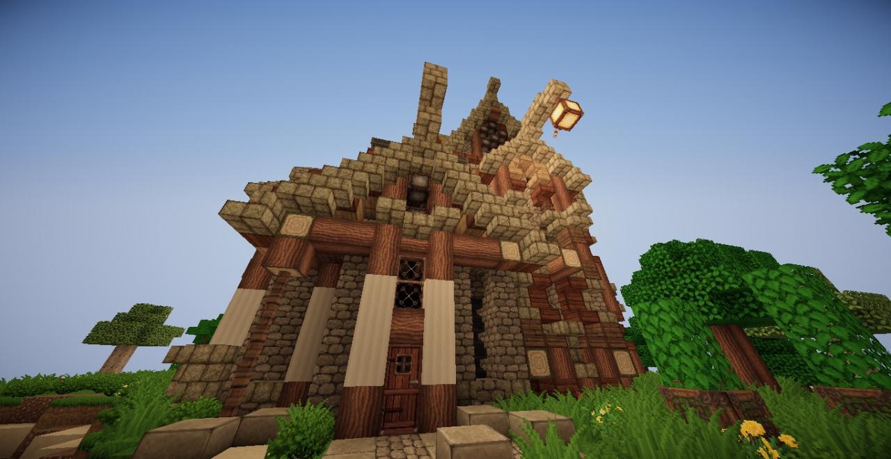 Medieval Oasis | Minecraft Time Lapse Build - Floating Medieval Island ...