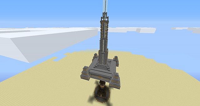 Creative Spawn Tower Minecraft Map