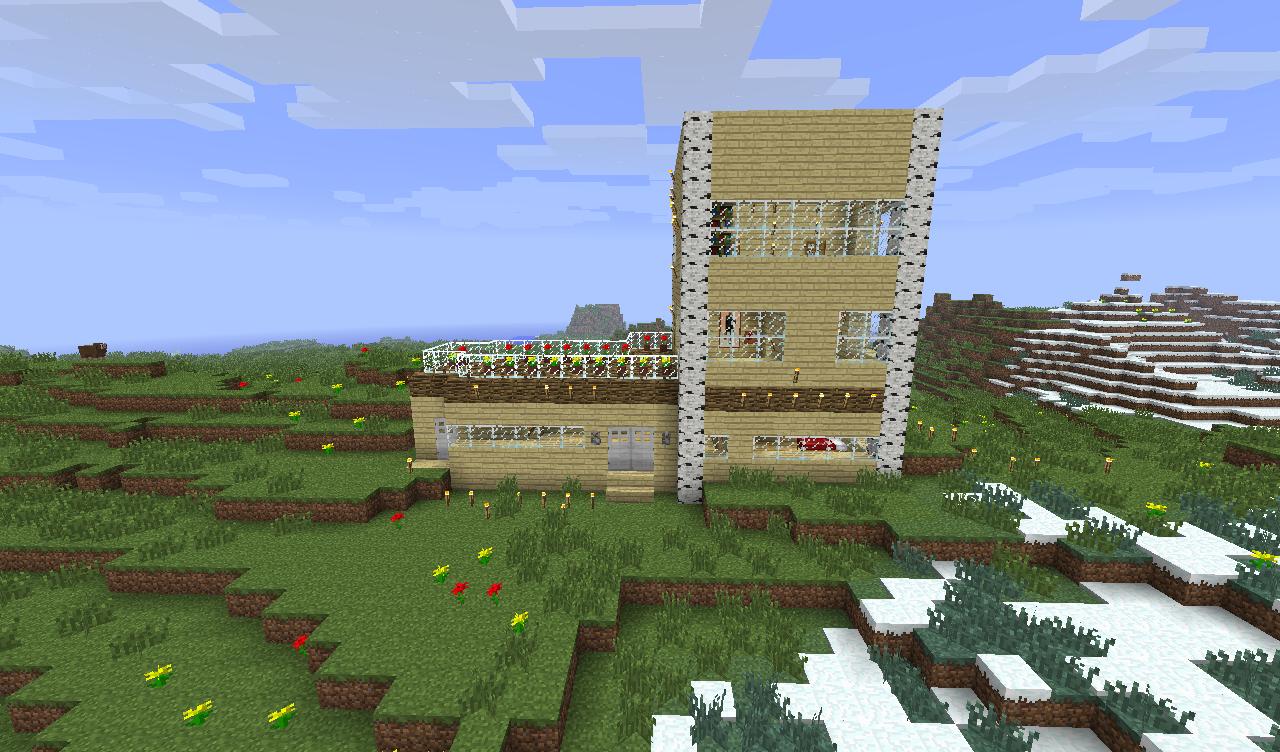 Wooden Hotel Minecraft Map