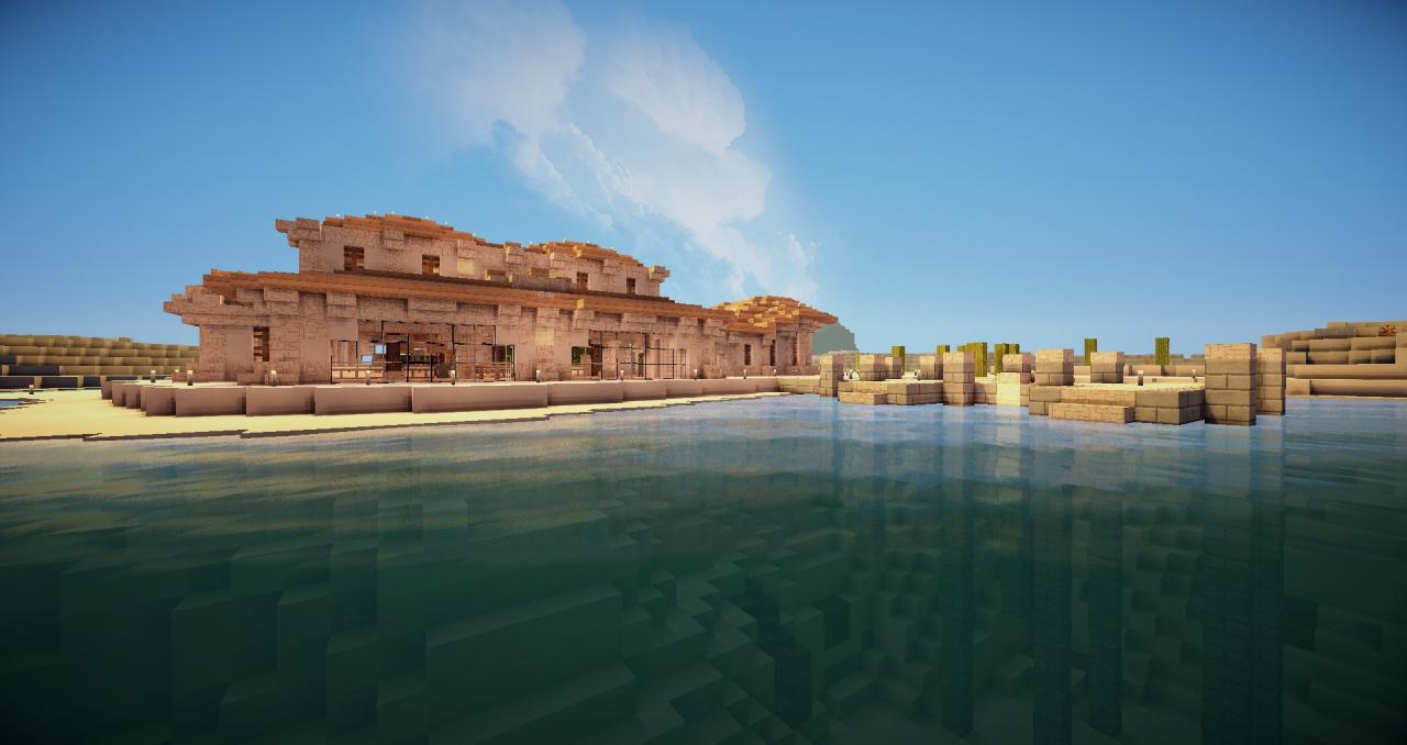 Beach House - Desert House Minecraft Map