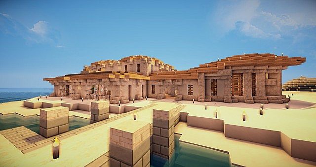 Beach House - Desert House Minecraft Map