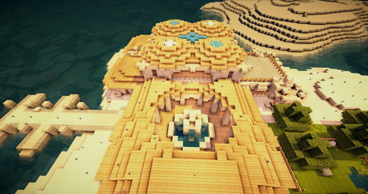 Beach House - Desert House Minecraft Map