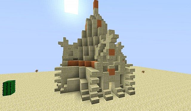 ~Desert Small Temple Minecraft Map