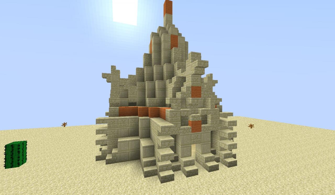 ~Desert Small Temple Minecraft Map
