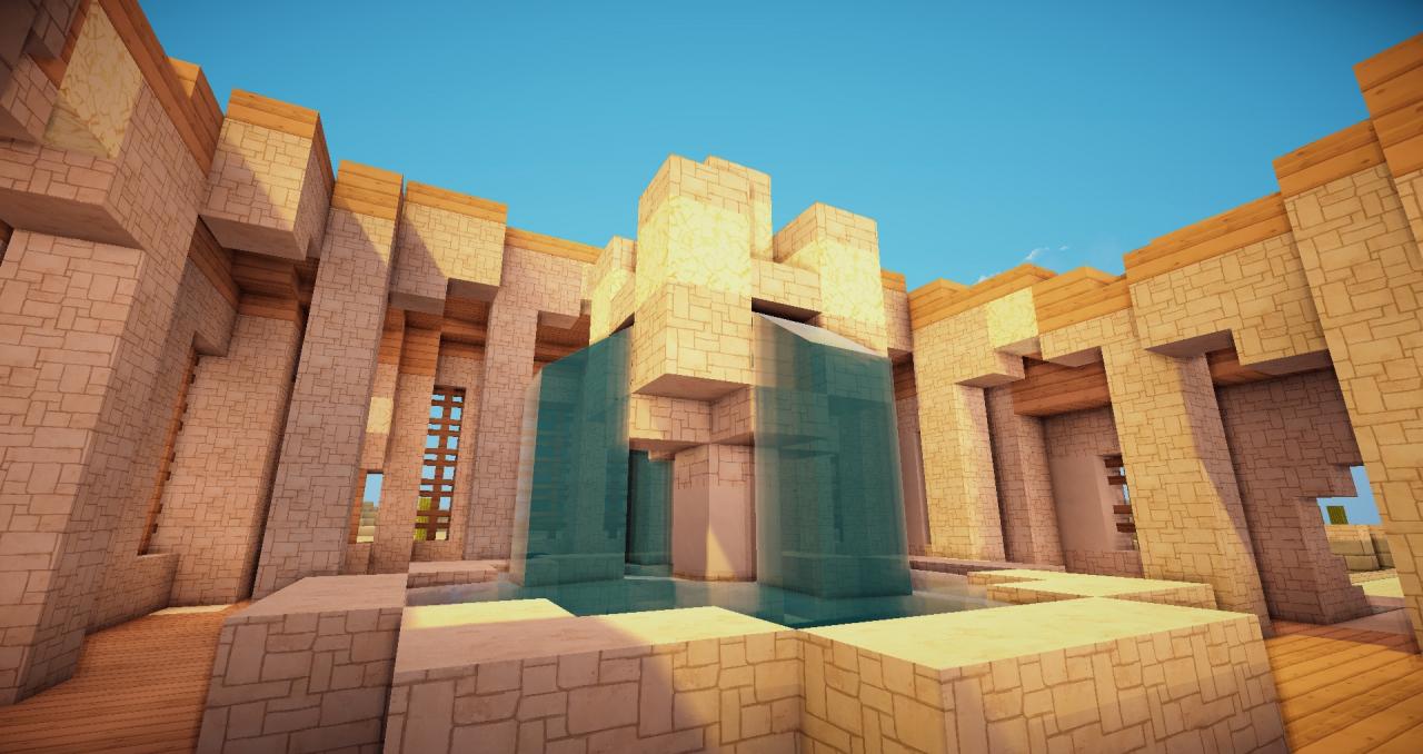Beach House - Desert House Minecraft Map
