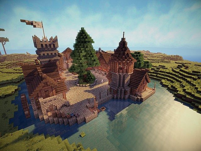 [Free to use] Wisp Village Minecraft Map