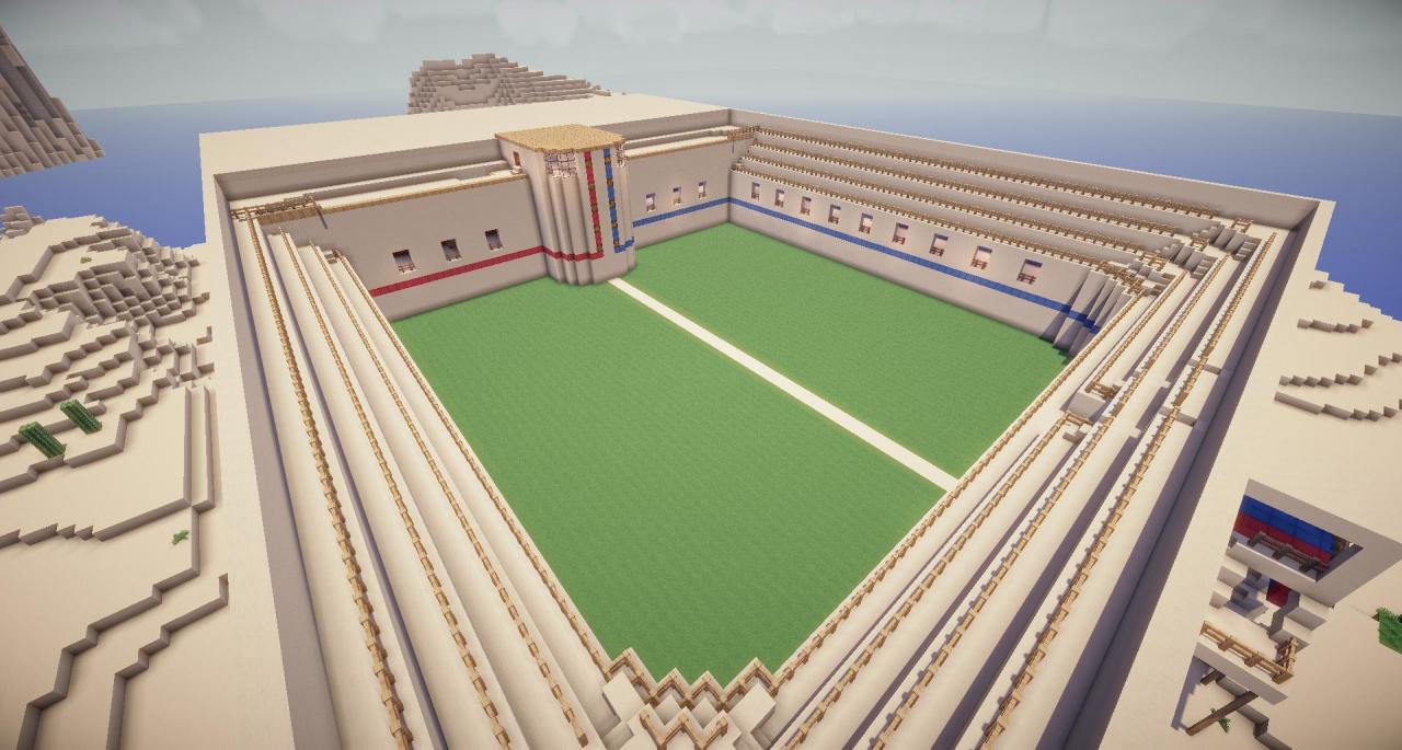 Desert Build-Off Arena w/ Working Scoreboard and Countdown Minecraft Map