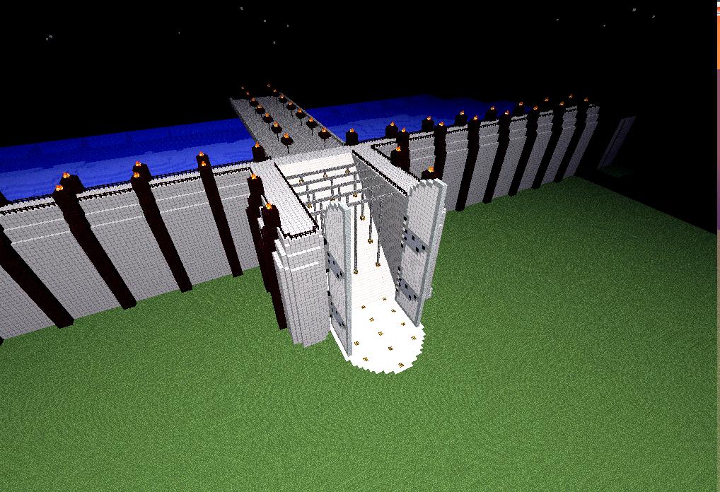 Bagrid Fortress spawn (empty), server spawn Minecraft Map