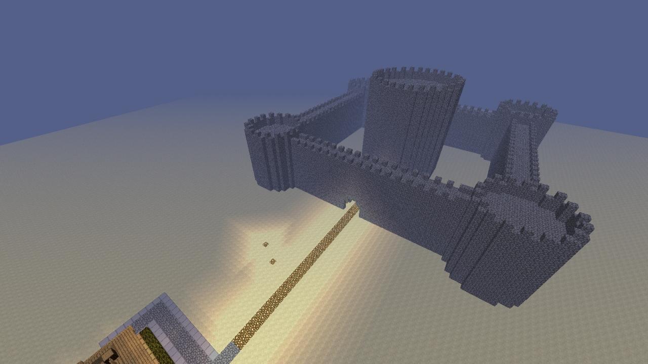 Handmade Castle / Modern house! Minecraft Map