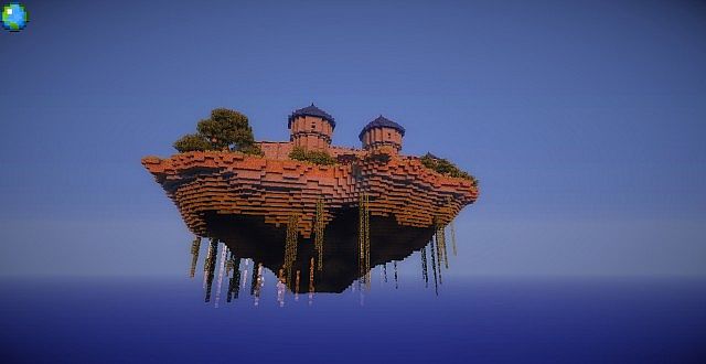 Origin Floating Castle Minecraft Map