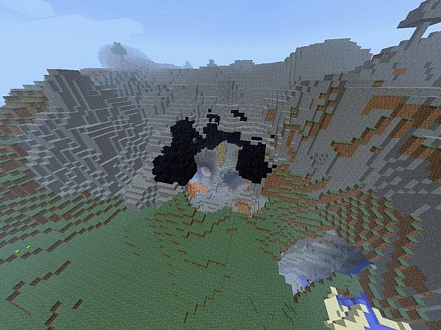 The Dark cave Minecraft Map