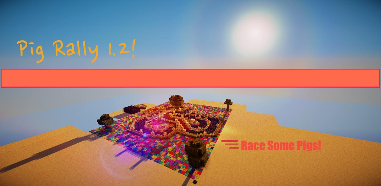 Piggy Racing! [UPDATED] 1.2! Now With Disco Floor! Minecraft Map