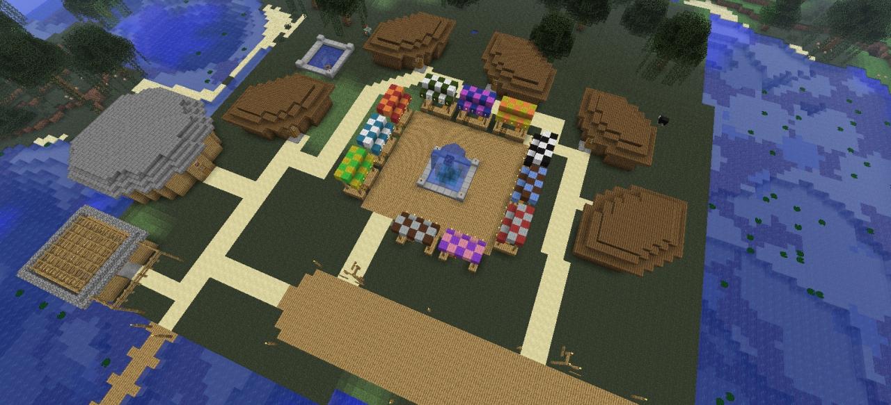 Fishing Village Minecraft Map