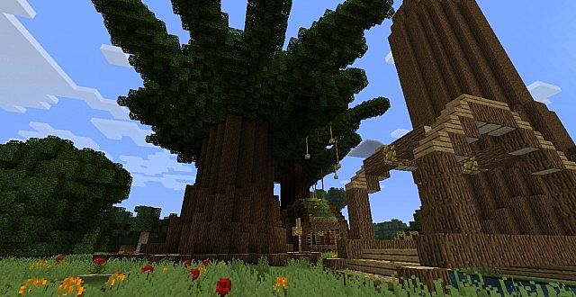 Forest Town Minecraft Map