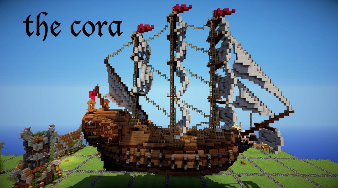 the cora (ship by freekm1234) Minecraft Map