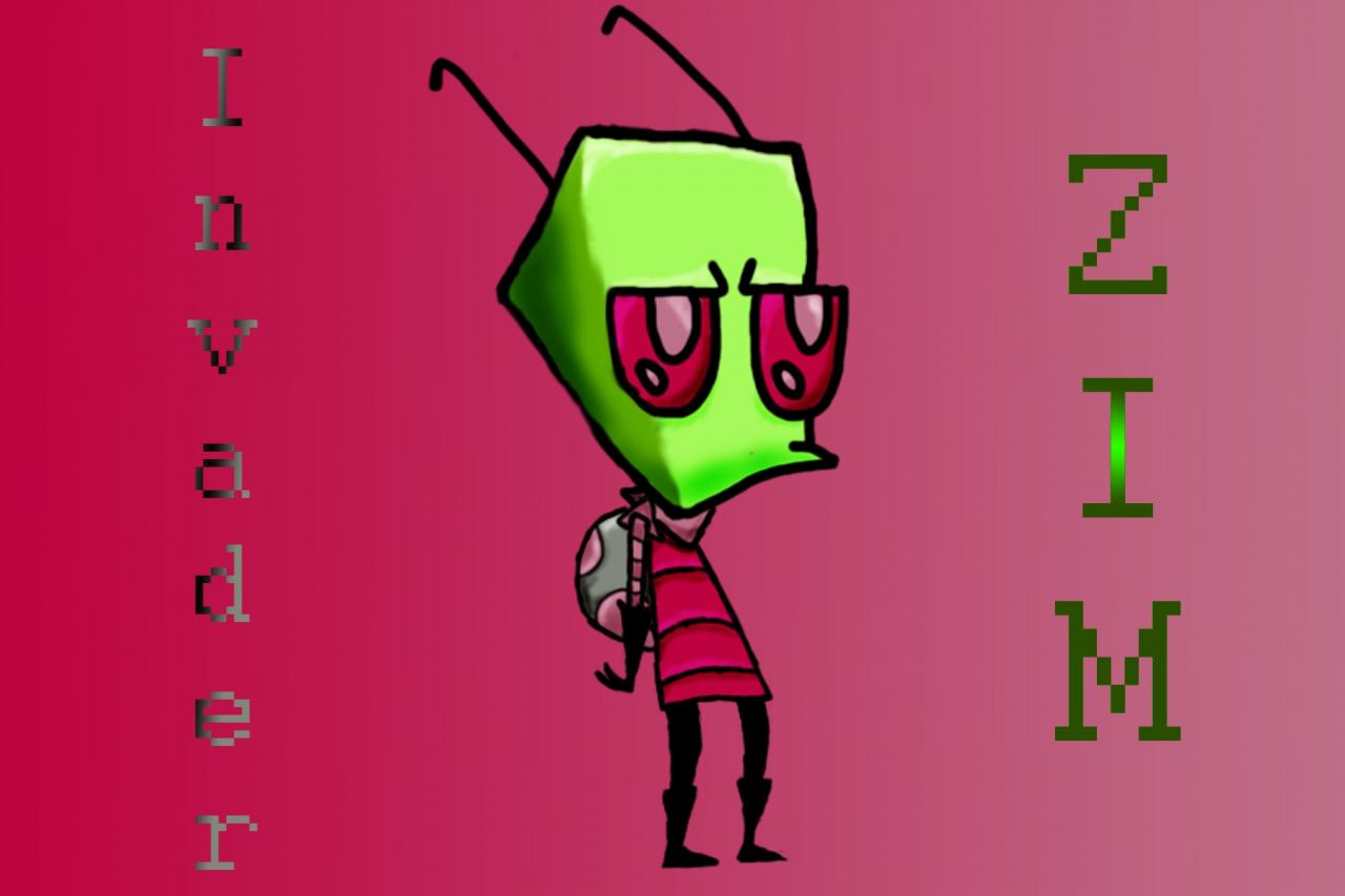 Lets Draw: Invader Zim Minecraft Blog