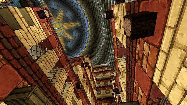 Sperra - The Subterranean City in a Sphere Minecraft Map