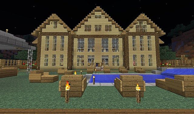 Massive Mansion! RedstoneManiacz Minecraft Map